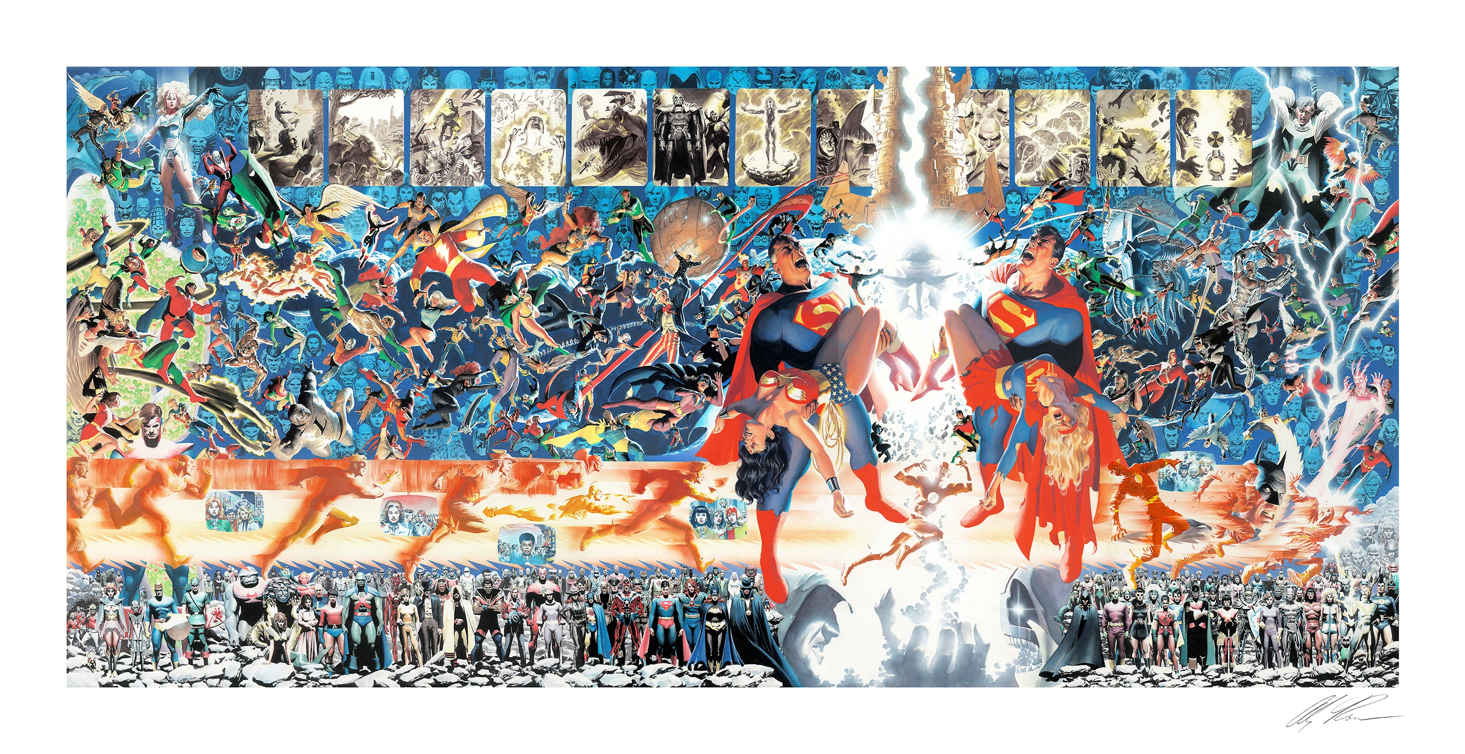 Sideshow Unveils Alex Ross "Crisis" Fine Art Lithograph